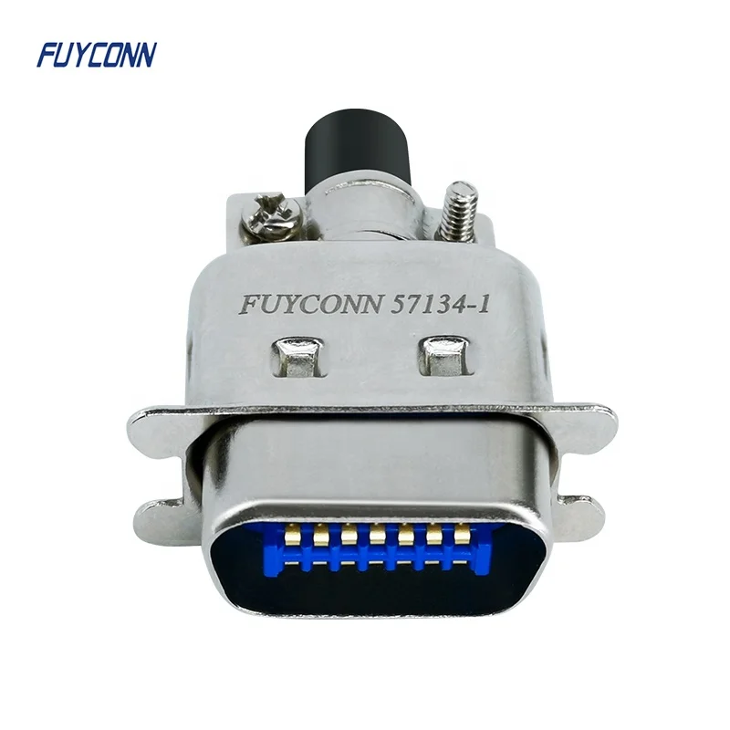 57-30140 Male Centronics Connector - 14pin Solder Cup Plug