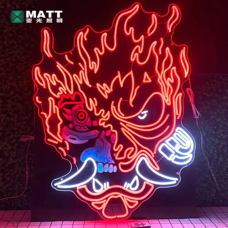 Custom Anime Neon Sign - Super Mario Kuba Decorative Sign