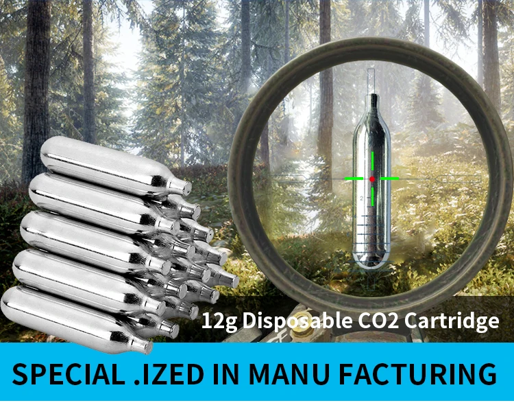 High Pressure 12g CO2 Capsules - Reliable and Versatile