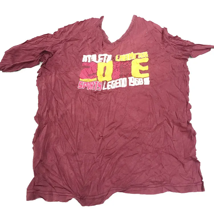 Cutting From Used Clothes Textile Waste Mix Dark Colored T-shirt 100% ...