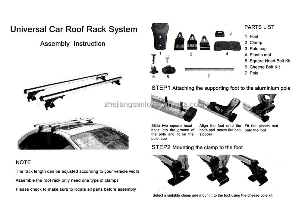 Suv Car Accessories Aluminum Roof Rack Rail Cross Bars For Sale - Buy ...