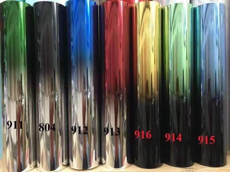 Silver-Green Windshield Film Two Colors Gradient Window Tint Two Tone ...