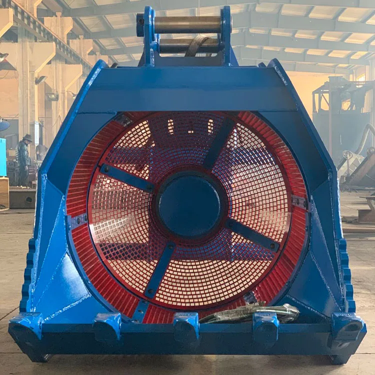 RSBM Excavator Rotor Bucket Screening Rotary Bucket for Mini Excavator ...