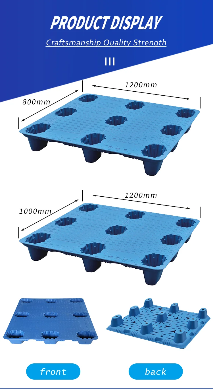 Hot Sale Hdpe Euro Nine Legged Blow Molding Plastic Pallet - Buy Hygienic Plastic Pallet,Export ...