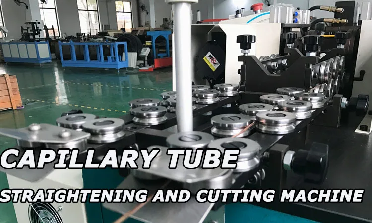 Automatic Air Conditioner Capillary Copper Tube Straightening and Chip ...