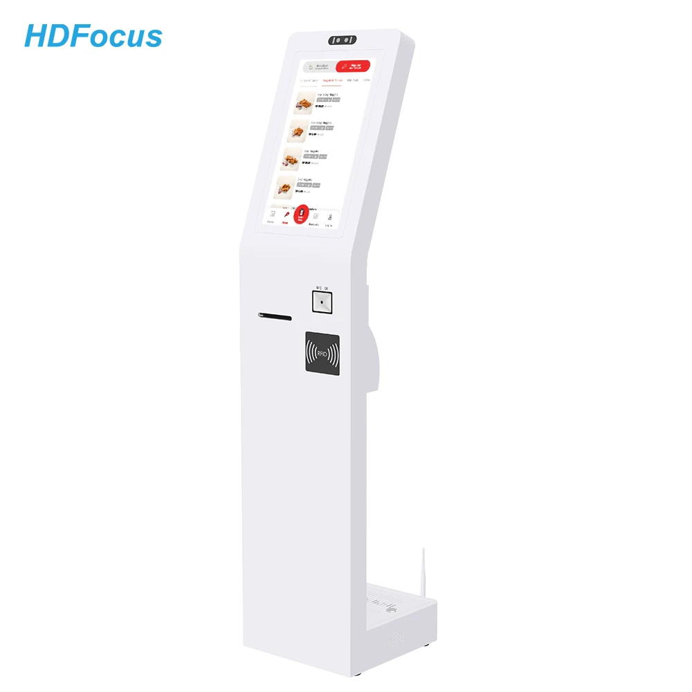 27" Touch Screen Kiosk Interactive Self Service Pos Printer Scanner ...