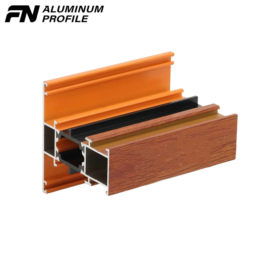 Foshan Factory Extruded Aluminum Window Profile Custom Surface Aluminum ...
