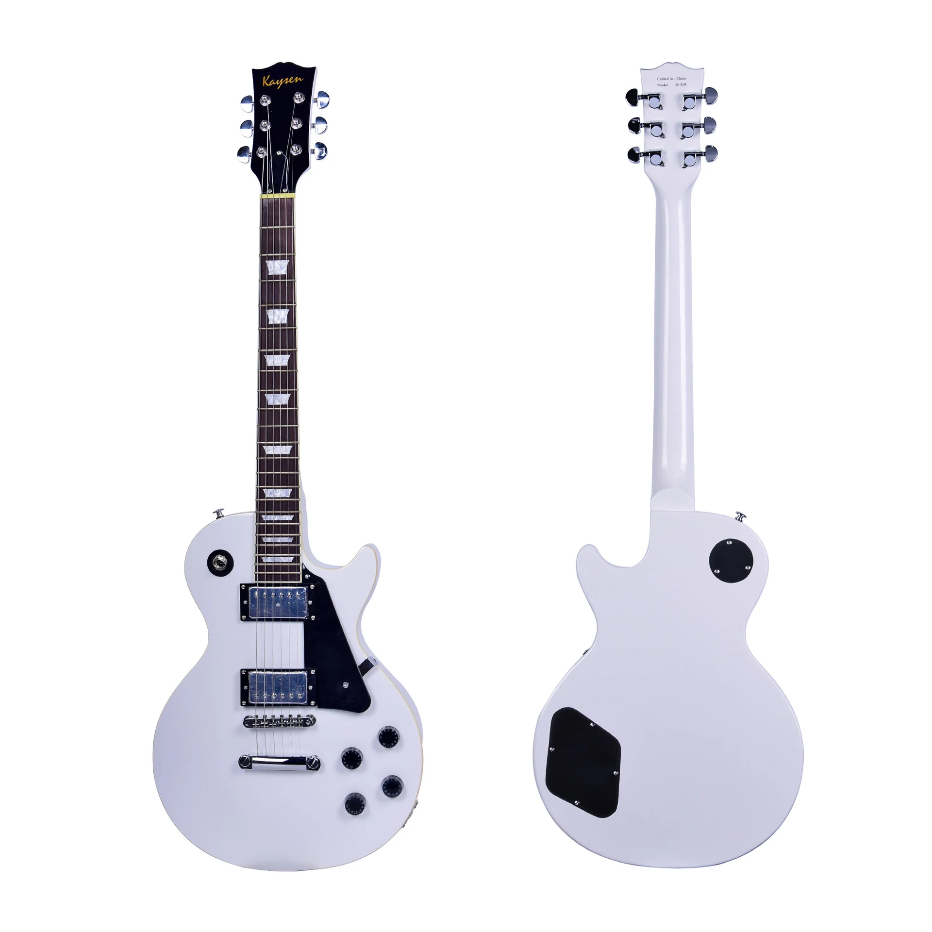 Custom Musical Stringed Instrument Maple Wood 6 Strings Electric Guitar ...