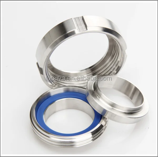 Hygienic Union Coupling Stainless Steel Union Din Sanitary Fittings ...