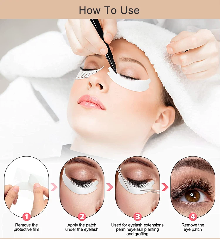 Custom Foam Tape Eyepatch Microfoam Eye Pads Eyelash Extensions Foam ...