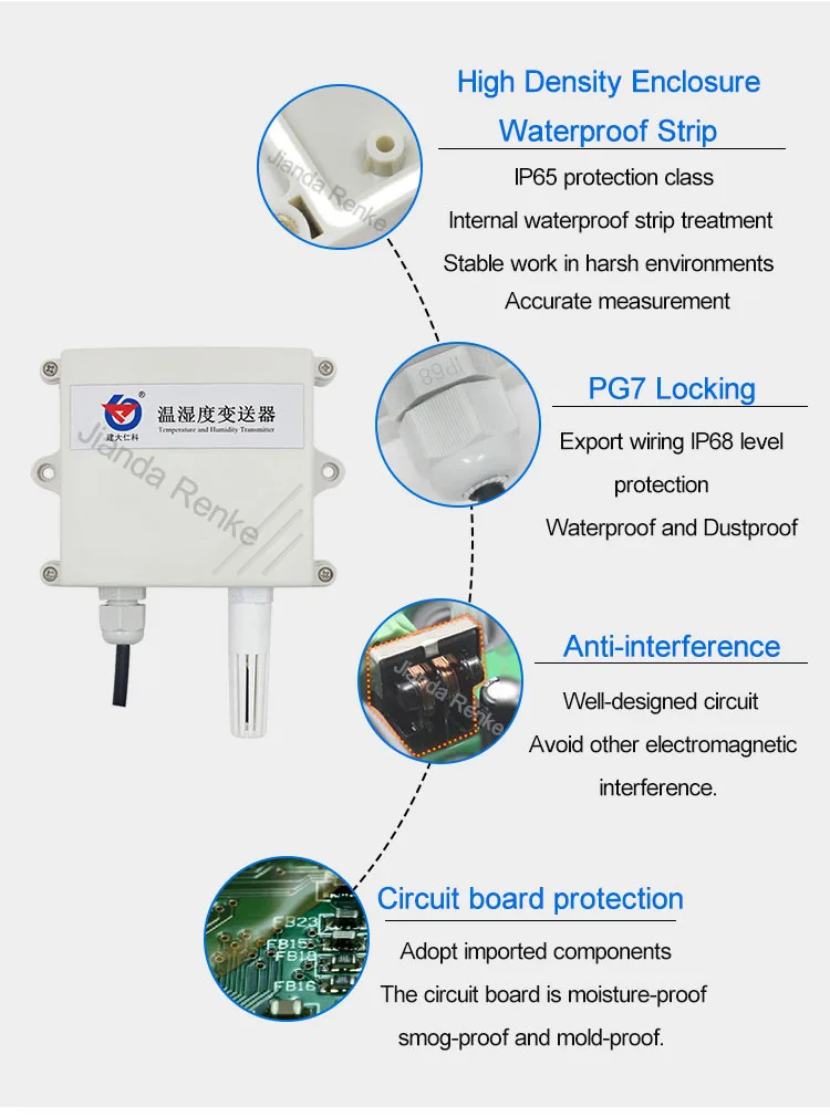 Renke RS485 Dew Point Transmitter - Precision & Reliability