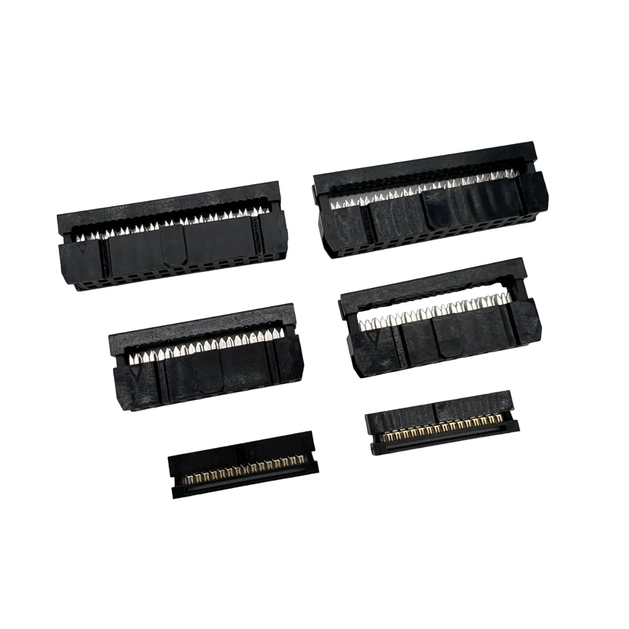 2.54mm IDC Ribbon Connector Male 16Pin 50Way IDC Socket Cable Connector ...