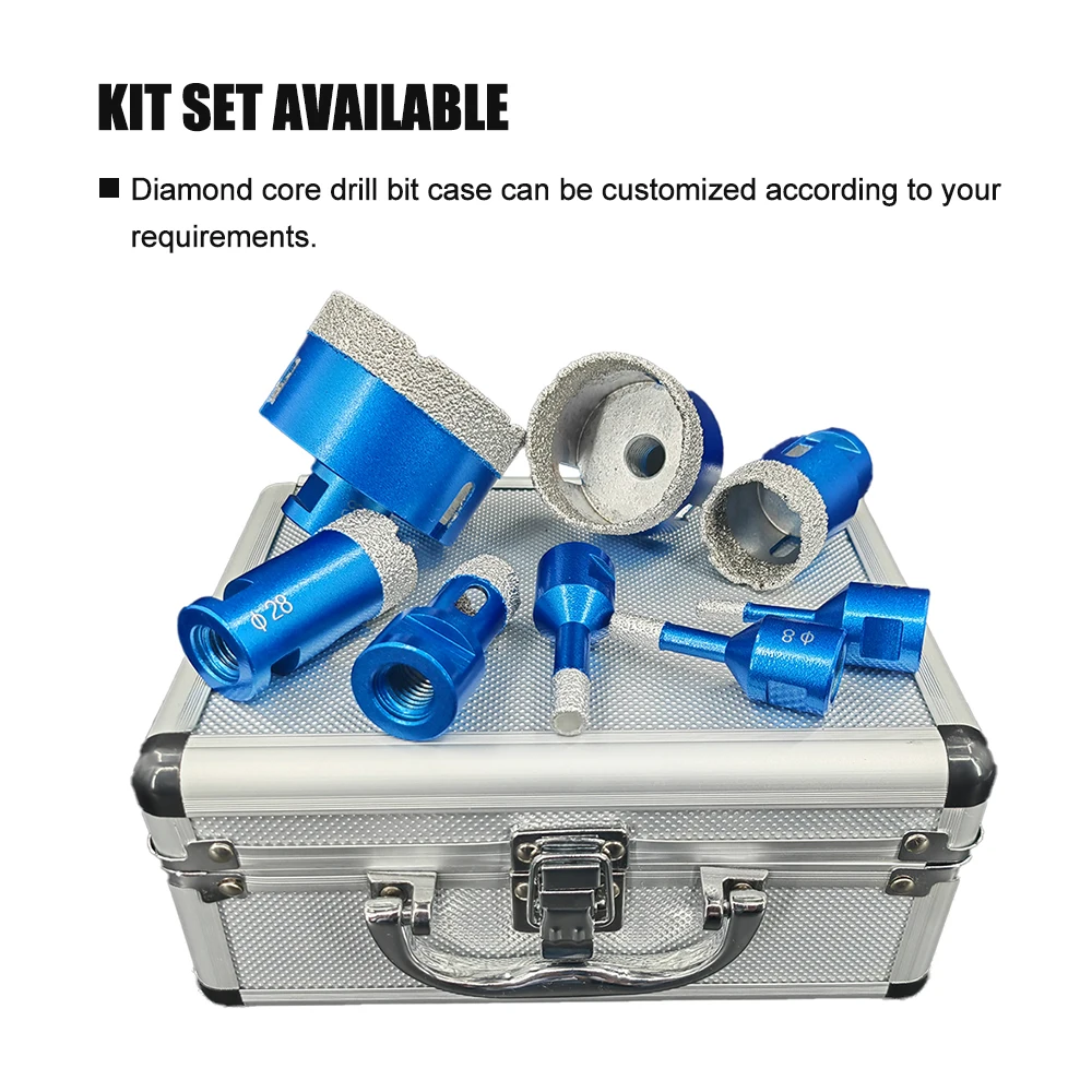 6mm - 150mm Crown M14 Thread Vacuum Brazed Diamond Core Drill Bit For ...