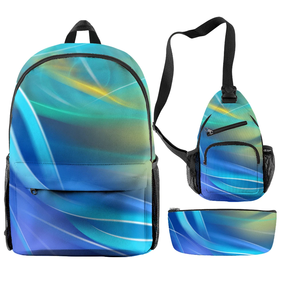 In Stock 3d Digital Printing Backwoods Back Pack Laptop Travel Book ...