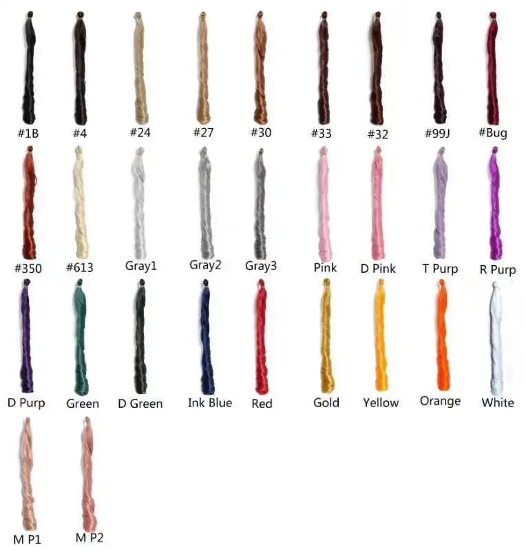 French Curl Braiding Hair Attachment Mesh - No Tangle