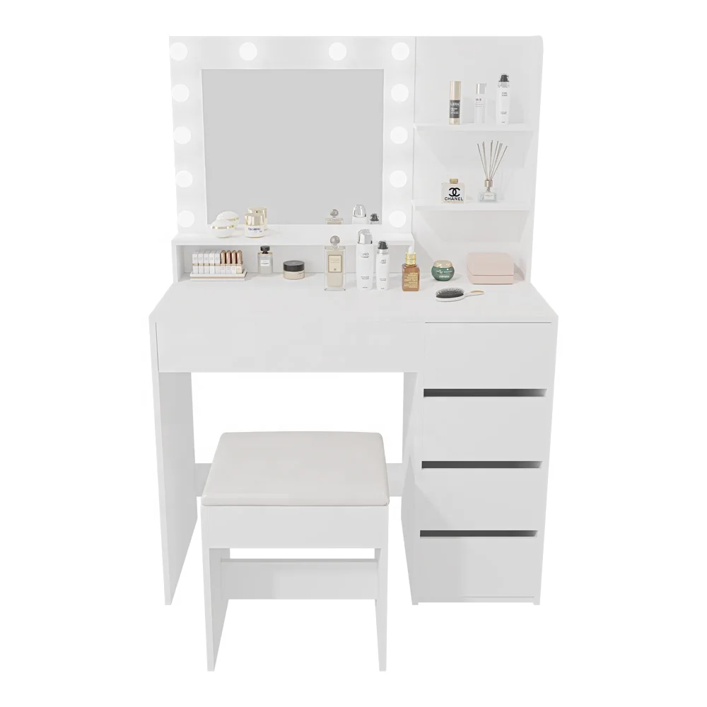 Modern Mirror Dressing Table - Stylish Storage Solution
