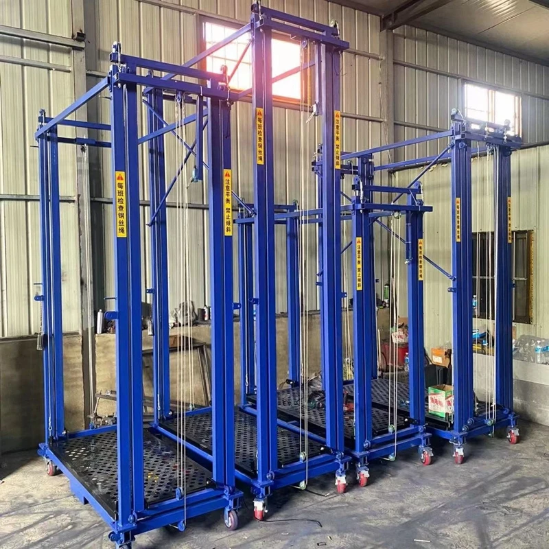 Customized 500kg Electric Lifting Scaffold for Construction