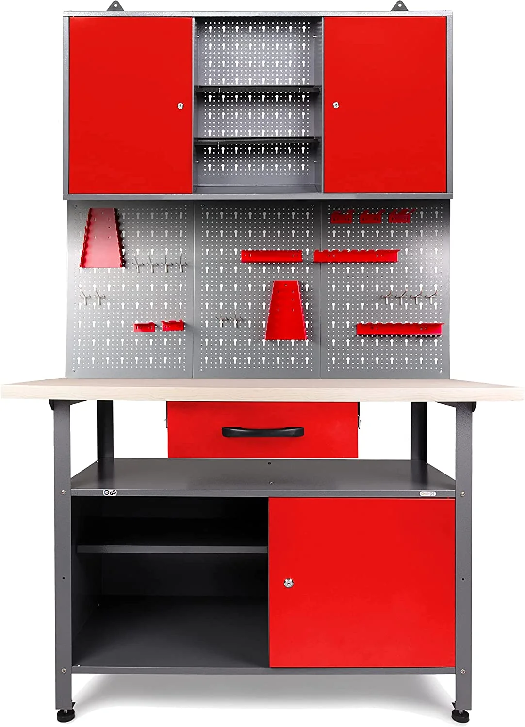 Customizable Metal Wall Panel Hanging Tool Cabinet Steel Hole Board ...