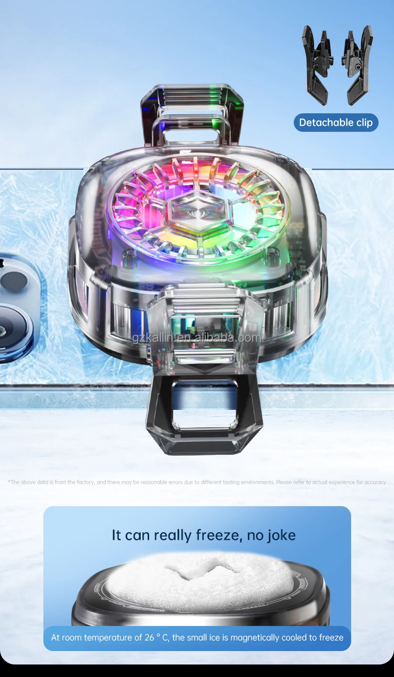 X122 Phone Coller Gaming Cell Phone Fan Cooling Fan for Mobile