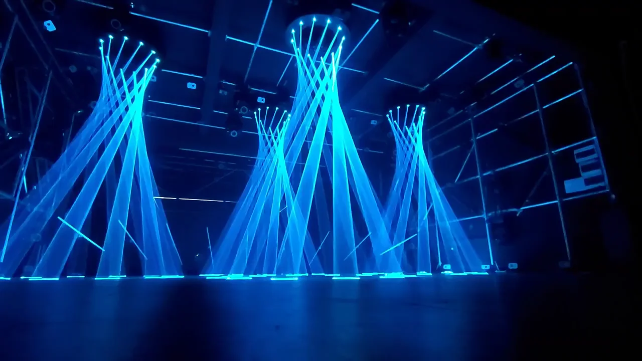 New Disco Laser 3d 24w Programmable Rgb Dmx Beam Dj Laser 12 Eyes Laser ...