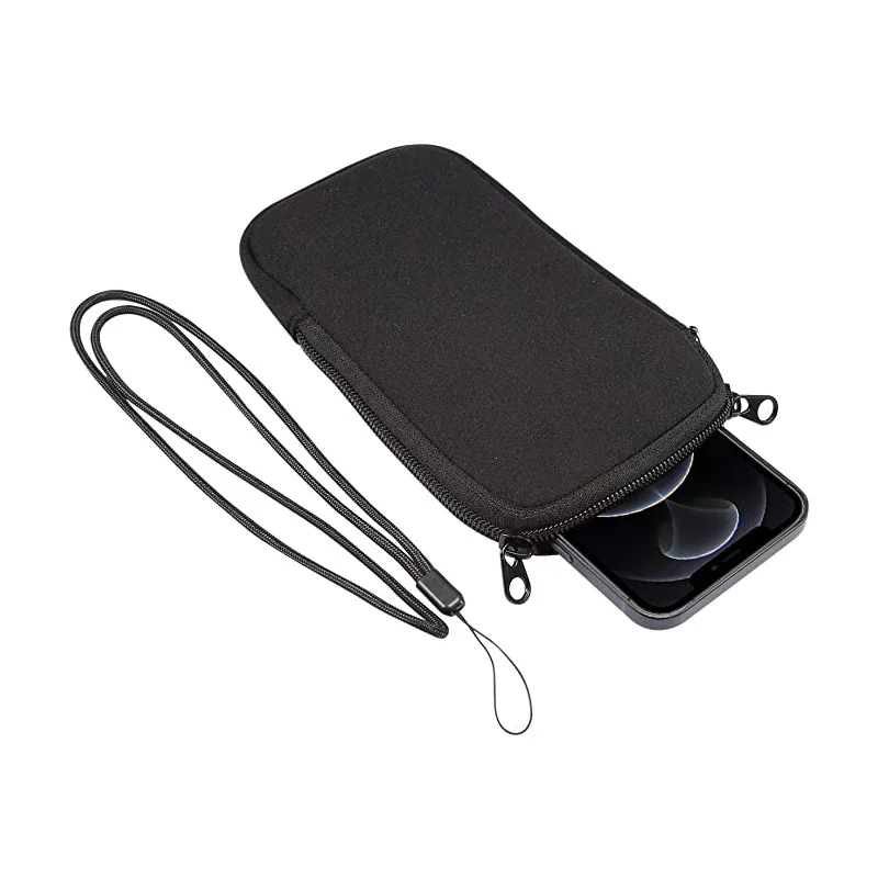 Universal Neoprene Zipper Mobile Phone Bag For Iphone 15 14 13 12 Pro ...
