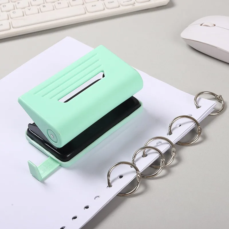Office Supplies - Mini Macaron Manual Hole Punch Machine