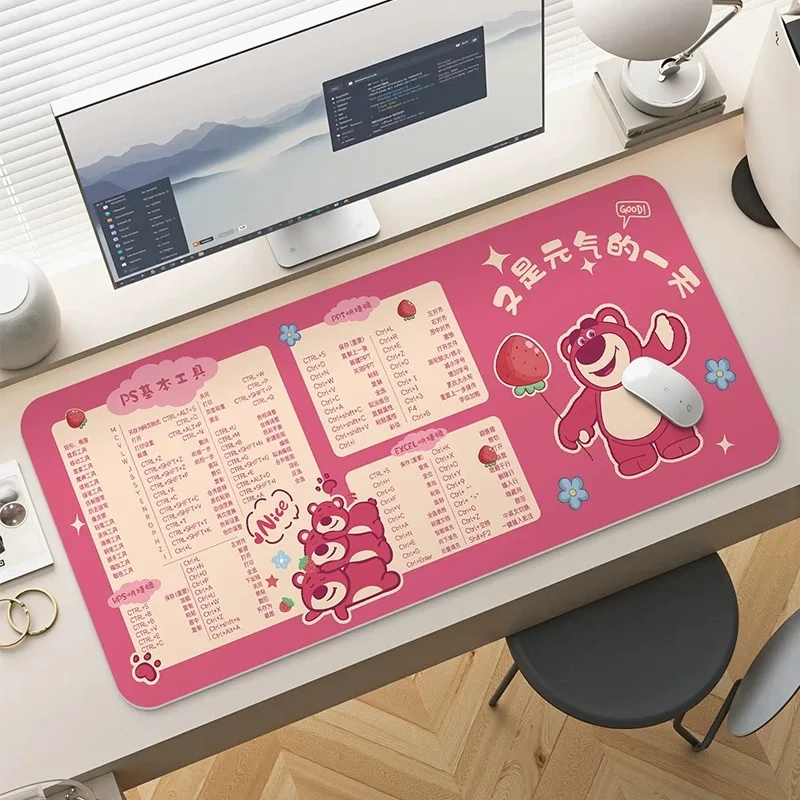 HONGSHI New Stock Shortcut Key Mouse Pads Large Desk Pads Customizable ...