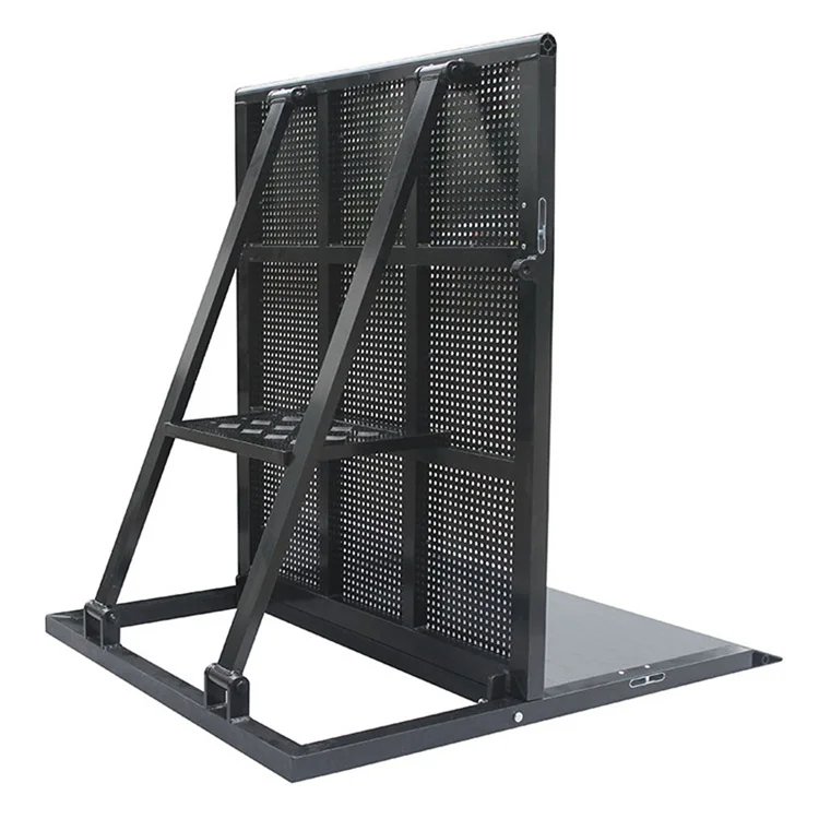 Folding Metal Concert Crowd Control Stage Barrier Mojo Stage Barricade ...