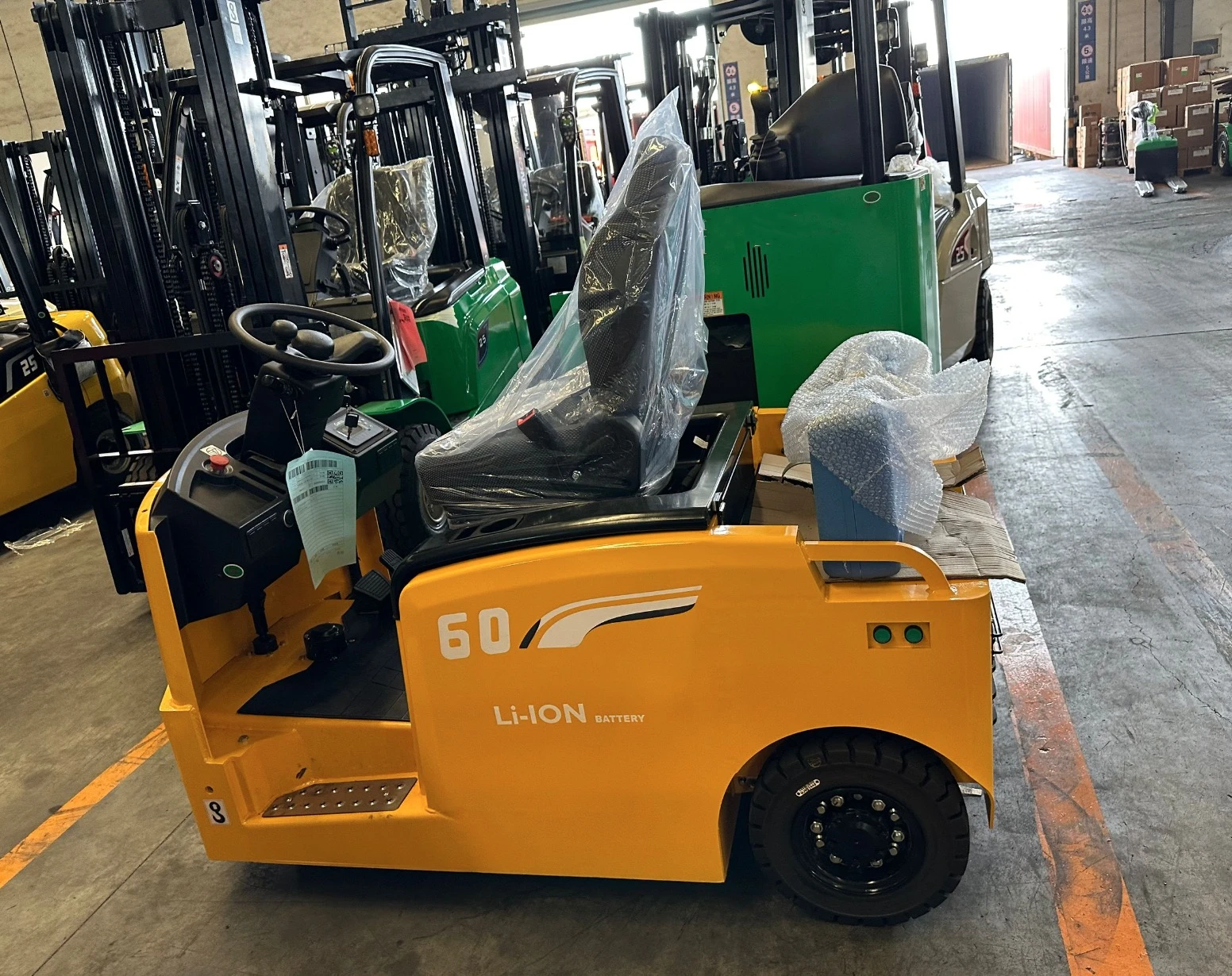 6ton Electric Tow Tractor with Capacity 6000kg Electric Carts Seated ...