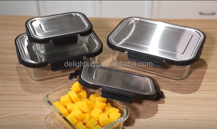Sslid Glass Food Container - Durable & Freshness Preserving