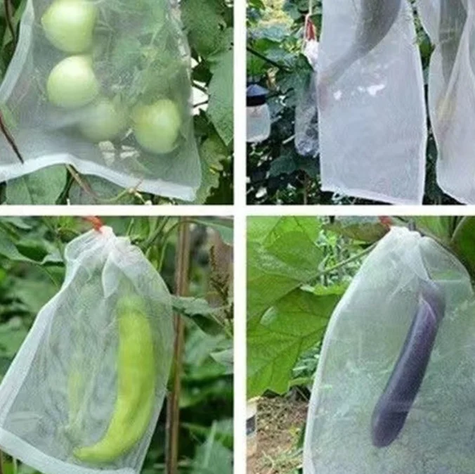 Different Size 40 Mesh Nylon Insect Bird Barrier Netting Mesh Bag with ...