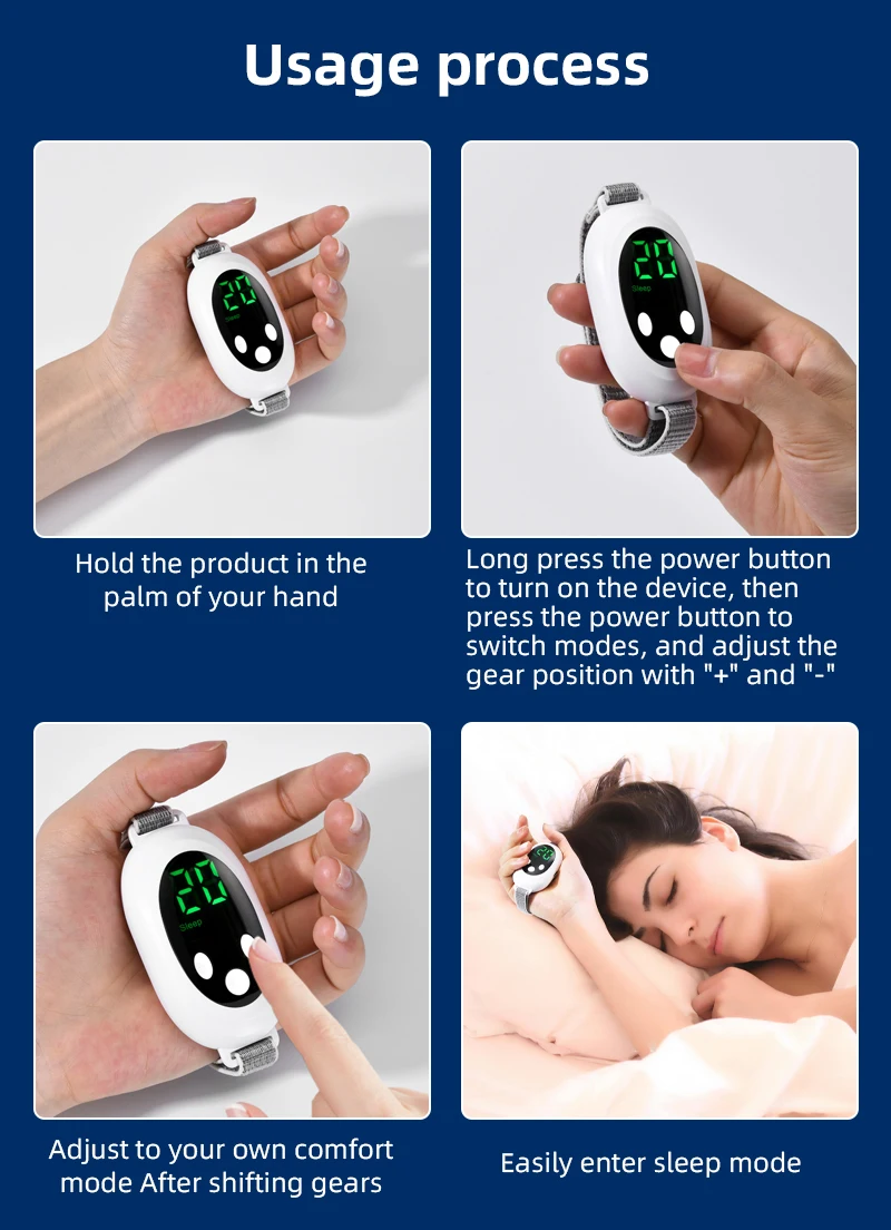 Microcurrent Sleep Aid Device Compact Pulse Sleep Apparatus Relieves ...