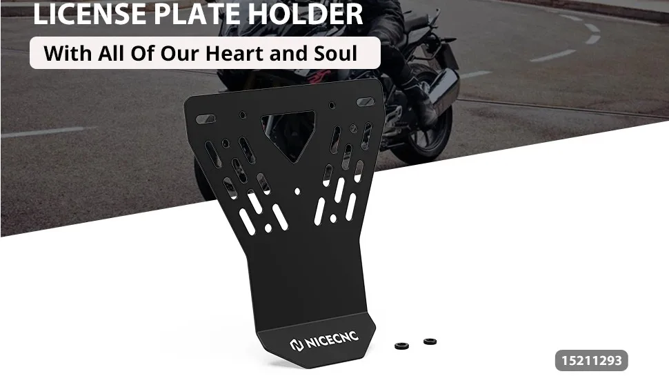 Nicecnc Motorcycle Rear License Plate Guard For Bmw R1250gs/adventure ...