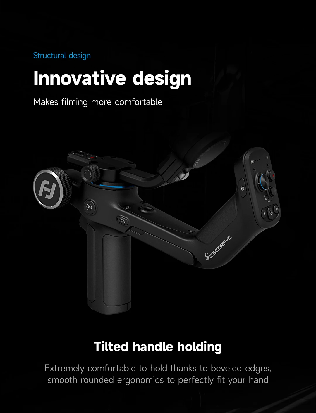 Feiyutech Feiyu Scorp-c 2.5kg Payload 3 Axis Handheld Dslr Camera ...
