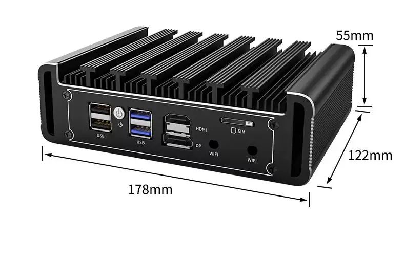 2.5g Soft Router I7 1165g7 I5 1135g7 Cele-ron N5105 4 Intei I225 2500m ...