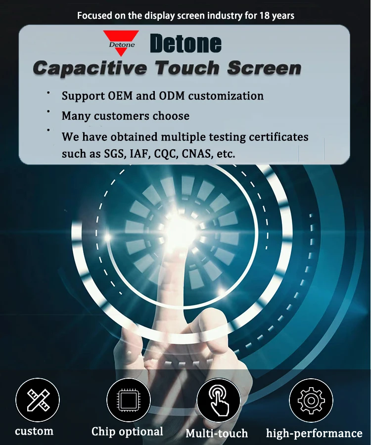 Multi-touch Custom Pcap Usb I2c Eeti Ilitek Drive Ic4 Inch 7 Inch 10 Inch Touch Screen Tft ...