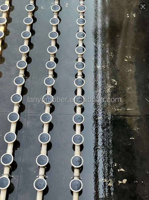 EPDM Membrane Disc Aerator Fine Air Bubble Disc Diffuser for Fish Pond ...