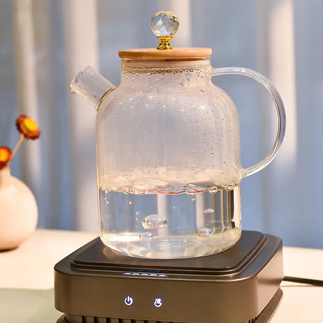 Factory Maker Modern Luxury Tall Glass Teapot With Infuser Tea Pot ...