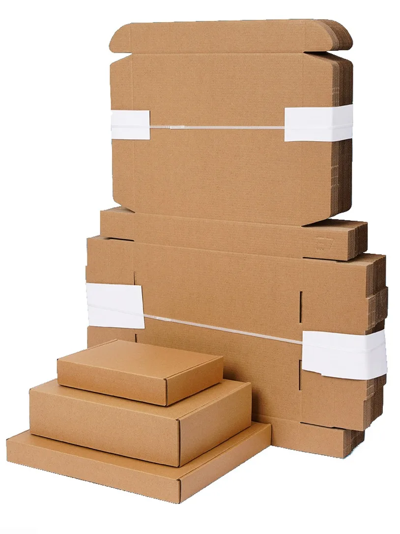 Custom Print Design Fold Shipping Cardboard Packaging Corrugated Carton ...