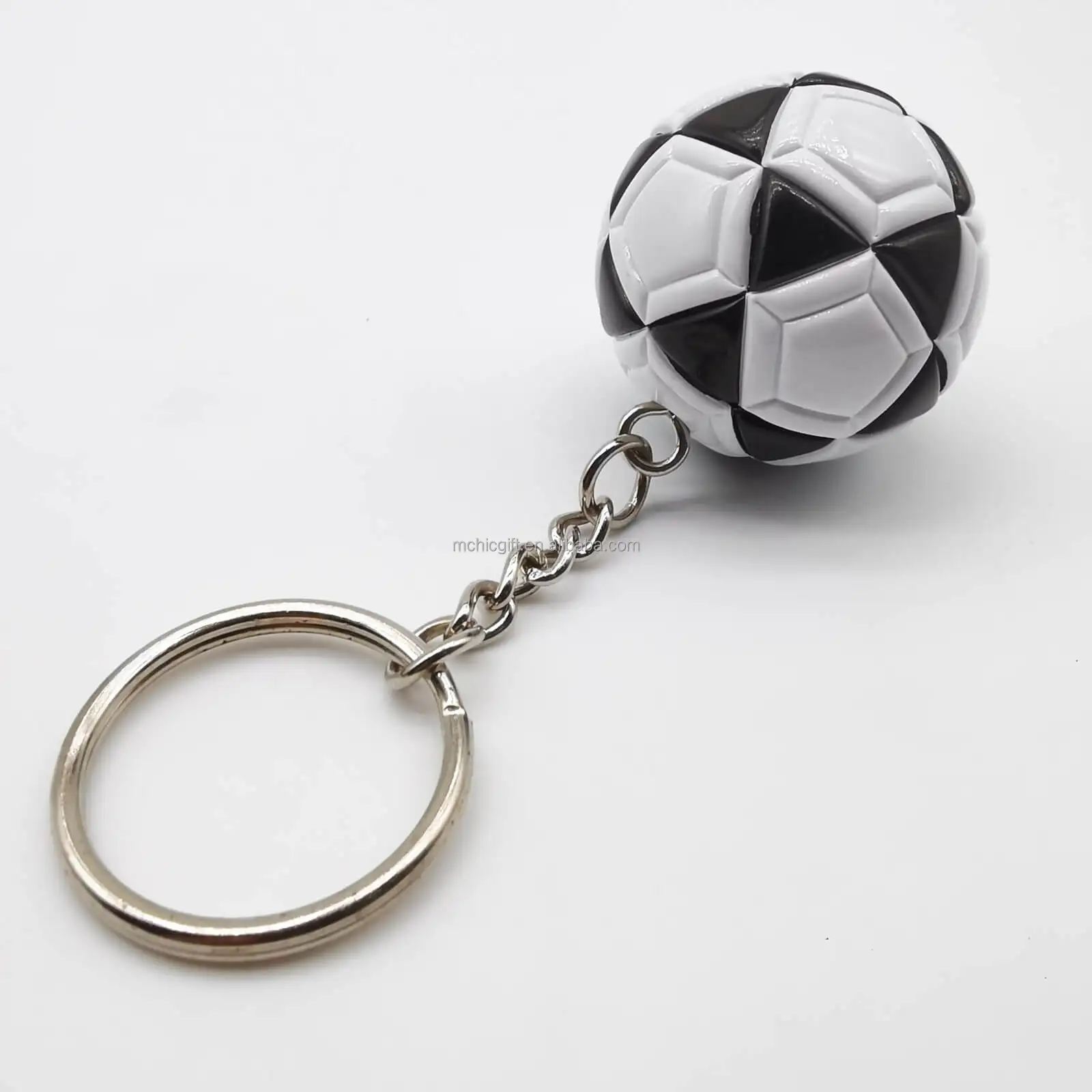 Custom Print Premium Soccer Keychain Customized 3d Football Key Chain ...