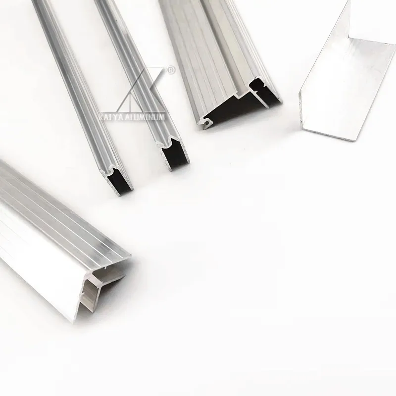 1 Inch Un-punched Anodized Silver L Angle Aluminum Extrusion Profile ...