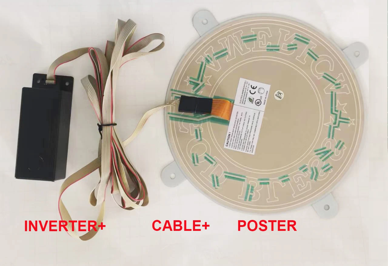 EL Poster EL Banner Electroluminescent Panels - Customizable