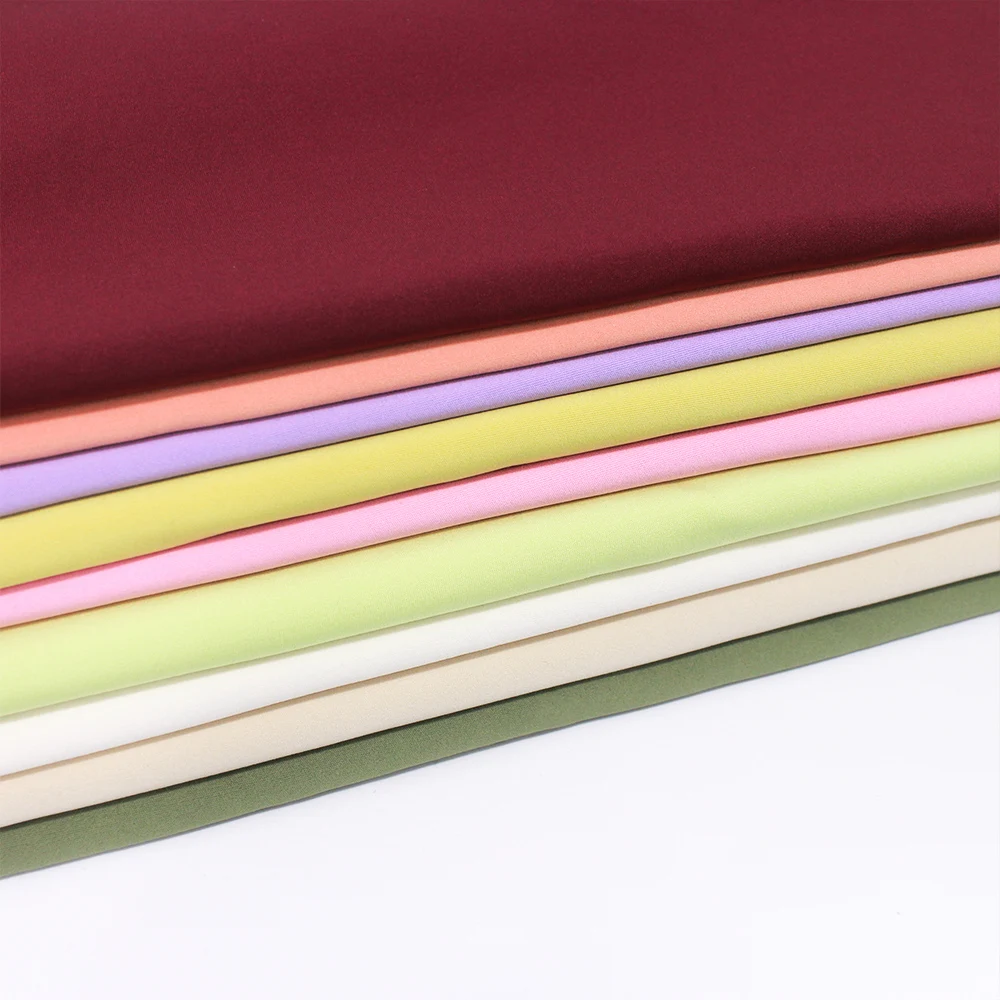 81% Polyester 19% Spandex Tela Lycra Polyester Spandex Fabric Solid ...