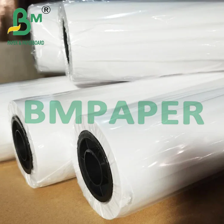 20lb White Cad Plotter Paper 0.61*150m 3 Inches Core For Designers ...