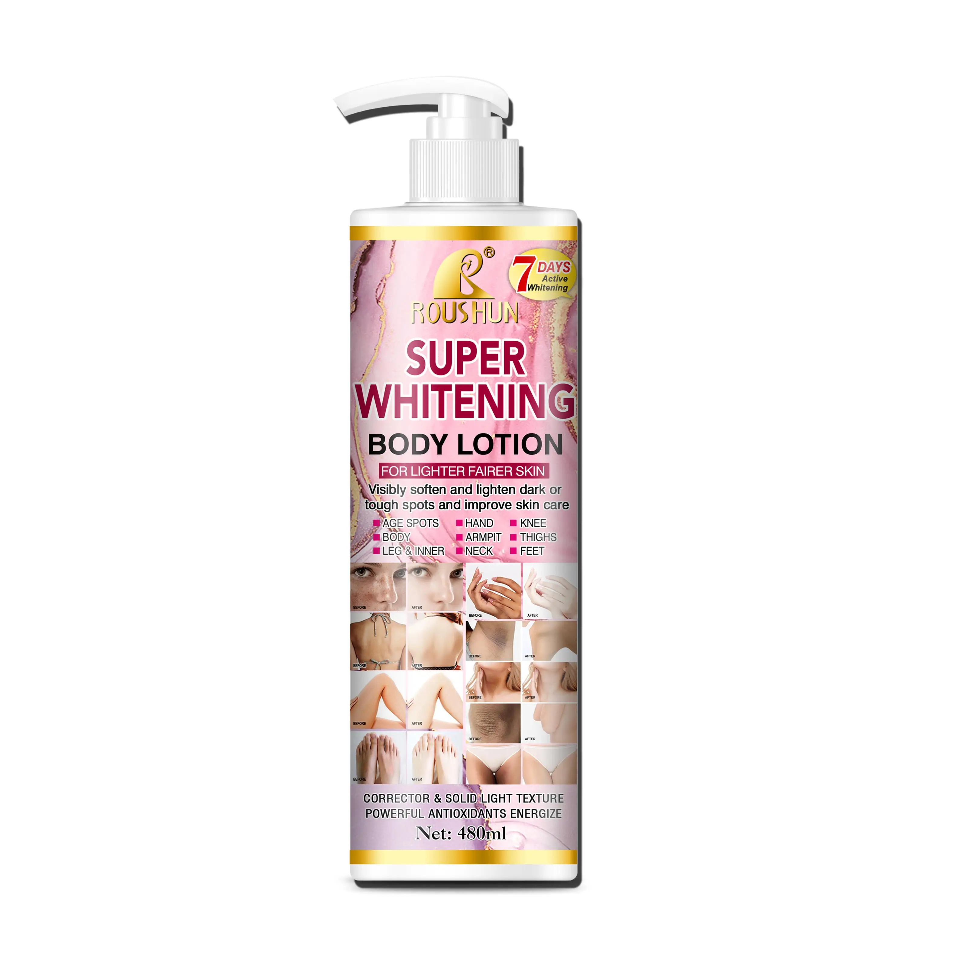 ROUSHUN Super Whitening Body Lotion - Daily Moisturizer