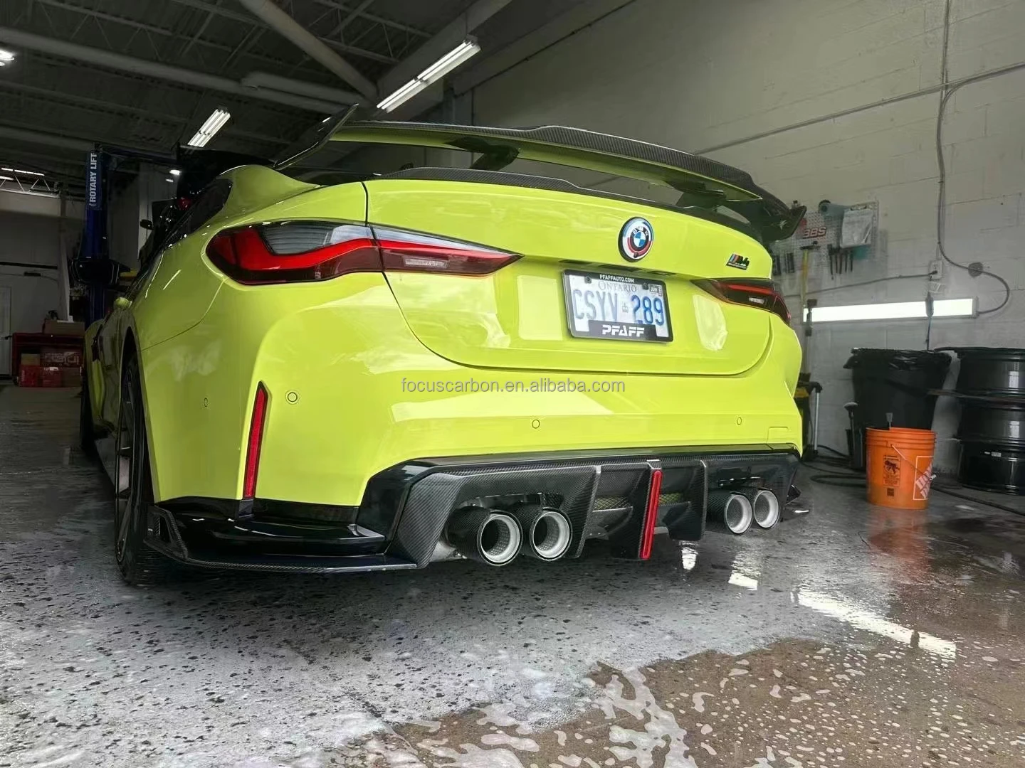 Carbon Fiber G80 Rear Bumper Diffuser For M3 G80 M4 G82 G83 Upgrade ...