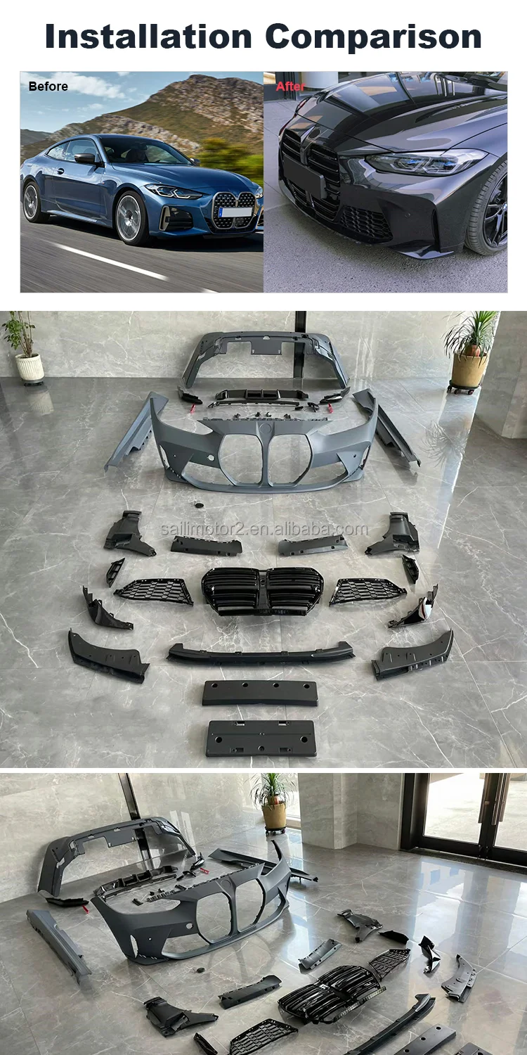 Car Body Modification Parts Bumper Car Auto Parts Front Bumper Side ...