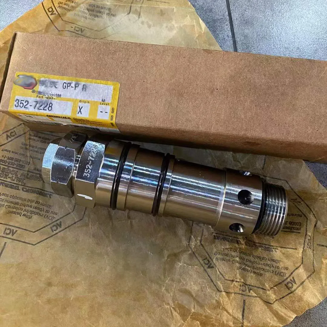Hydraulic Pressure Unloading Main Relief Valve 352-7228 for CAT 345B ...