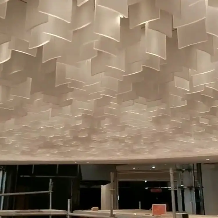 Clear Ps Plastic Ceiling Sheet Interior Decoration Suspended Waterproof ...