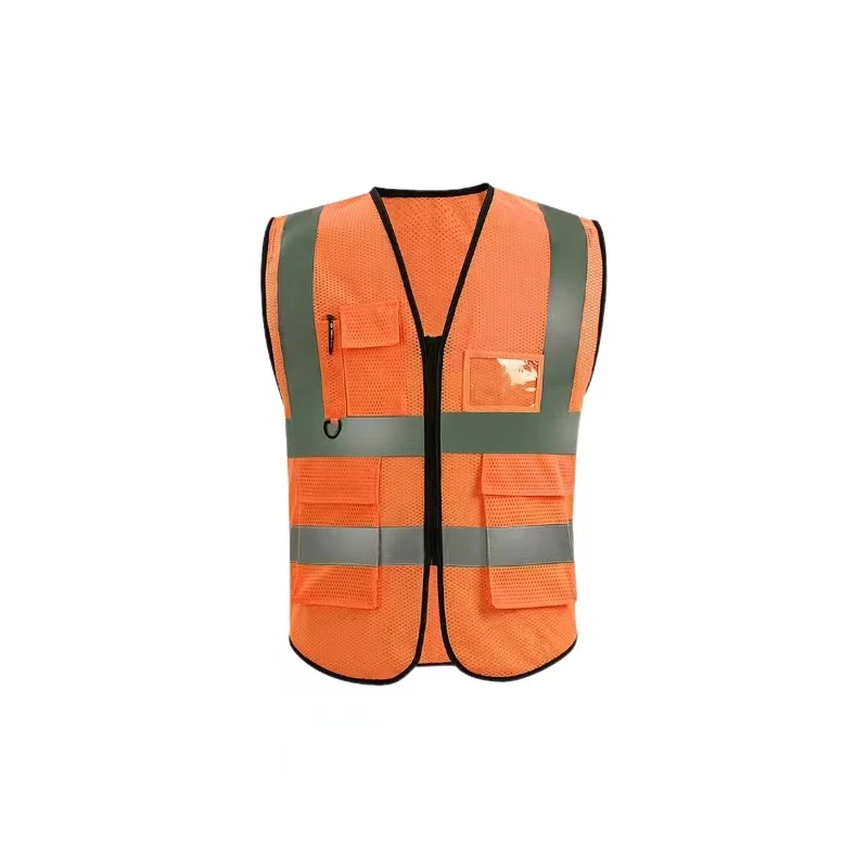 High Visibility Lace Workwear Vest Lightweight Breathable Fabric ...